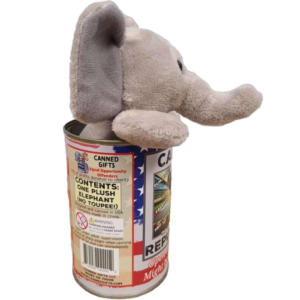 Canned Republican Novelty Can — Trump MAGA 2024 Plush – Your Secret ...